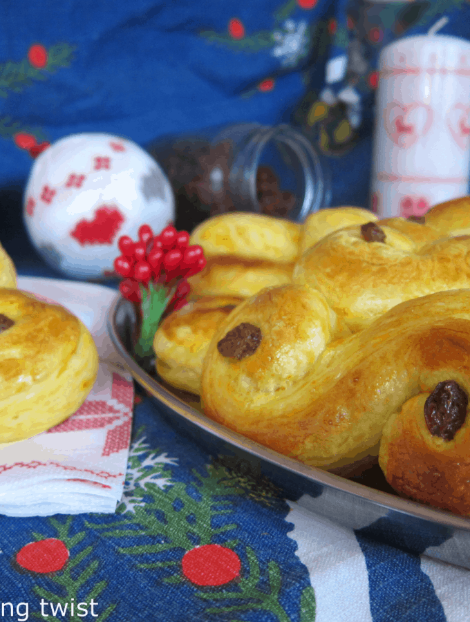 Swedish Saffron Braided Bread with Vanilla Cream — Del's cooking twist