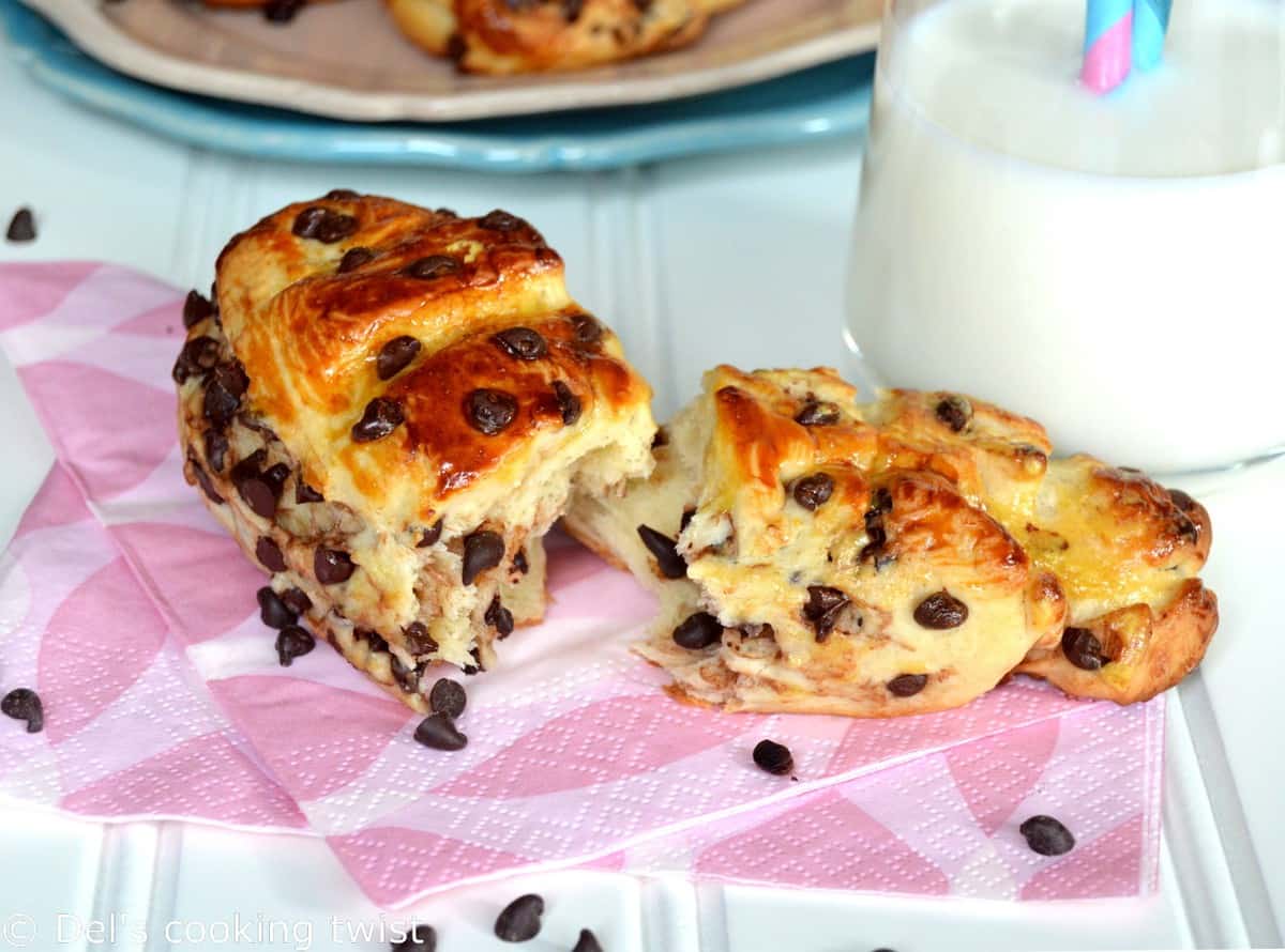 French Chocolate Chip Viennoises - Del's cooking twist
