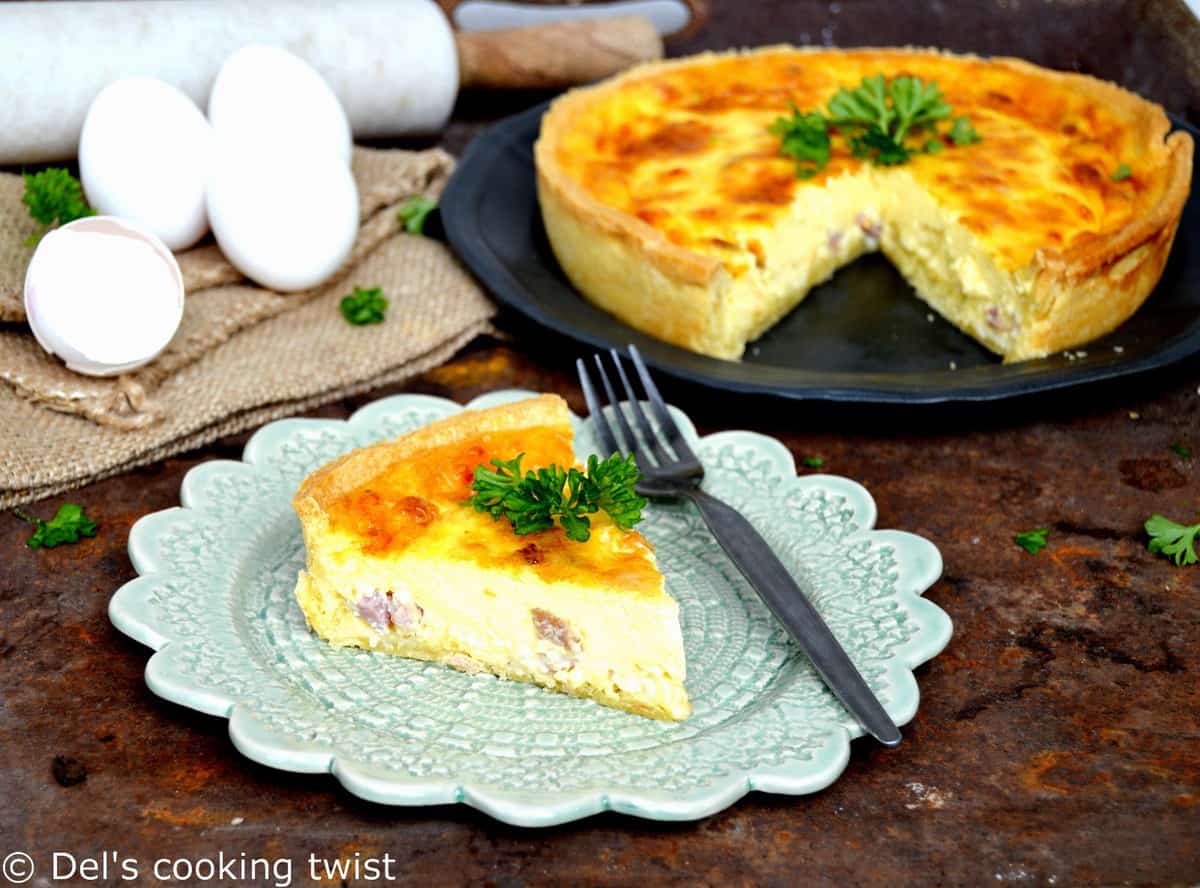 French Quiche Lorraine - Del's cooking twist