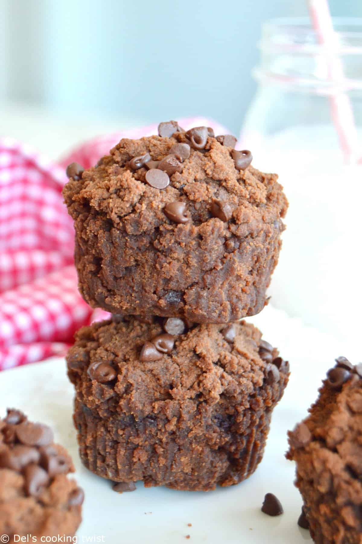 Mini Moist Double Chocolate Coconut Bites (gluten free, dairy free ...