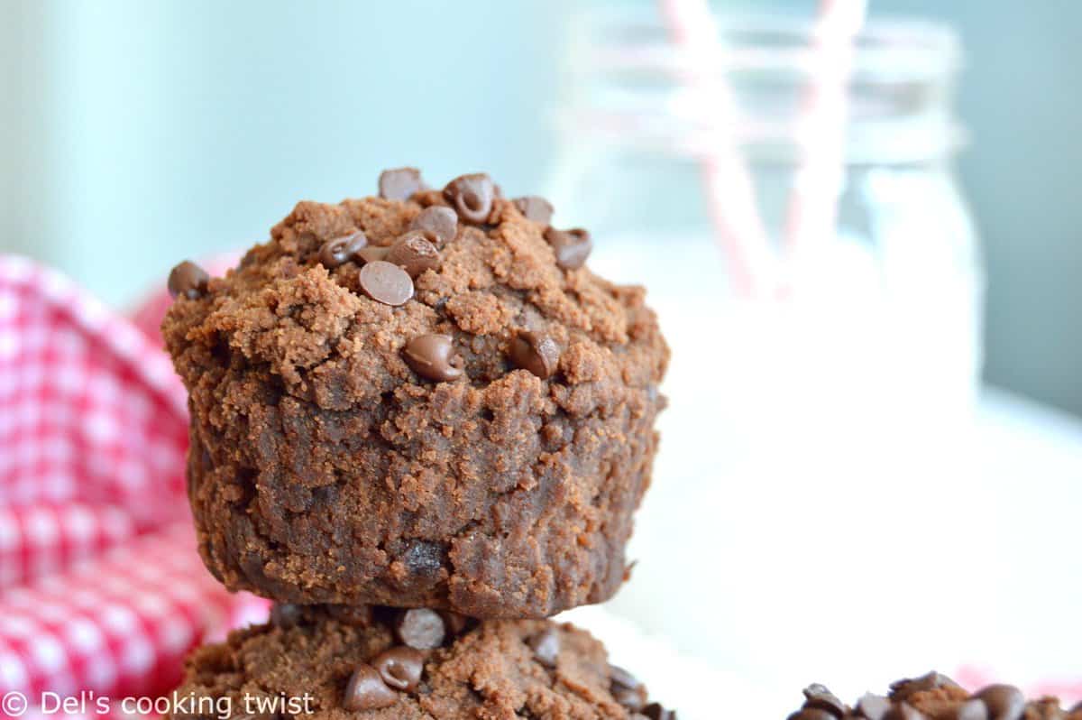Mini Moist Double Chocolate Coconut Bites (gluten free, dairy free ...
