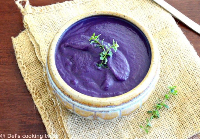Soupe toute violette! - Del's cooking twist