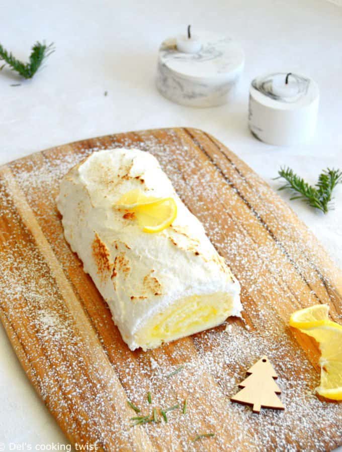 Christmas Chocolate Mango Yule Log — Del's cooking twist