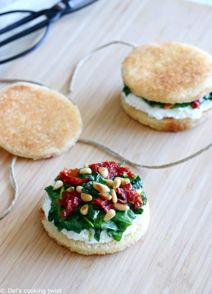 Fancy Spinach Grilled Cheese Sandwich - Del's cooking twist