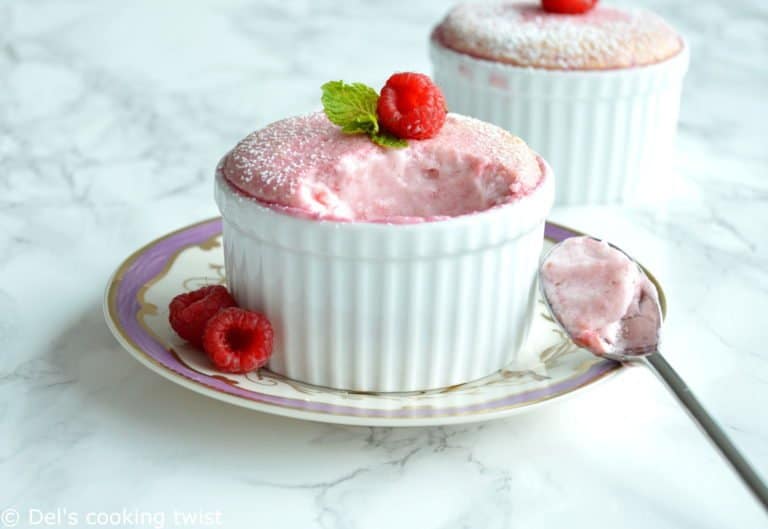 Red Berry Soufflé (Gluten Free, Lactose Free) - Del's cooking twist
