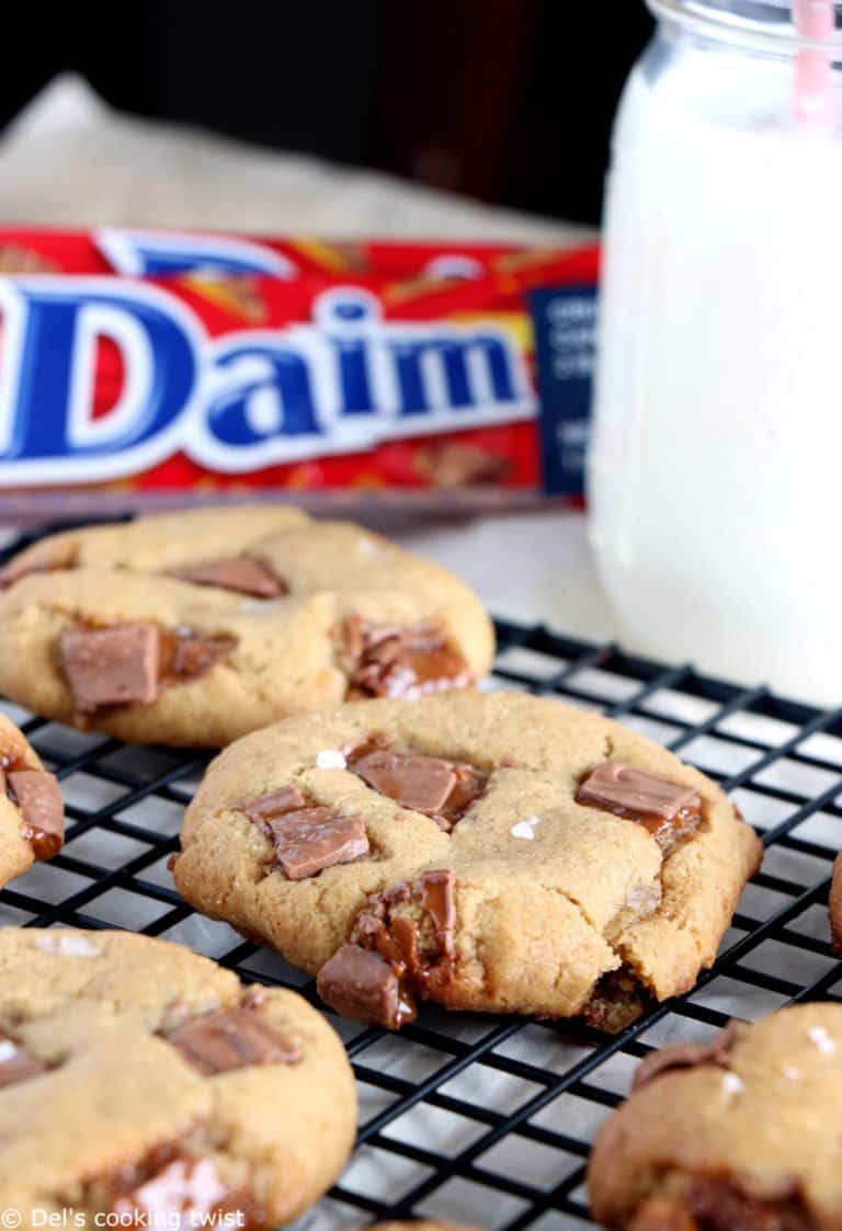 Cookies aux Daims - Del's cooking twist