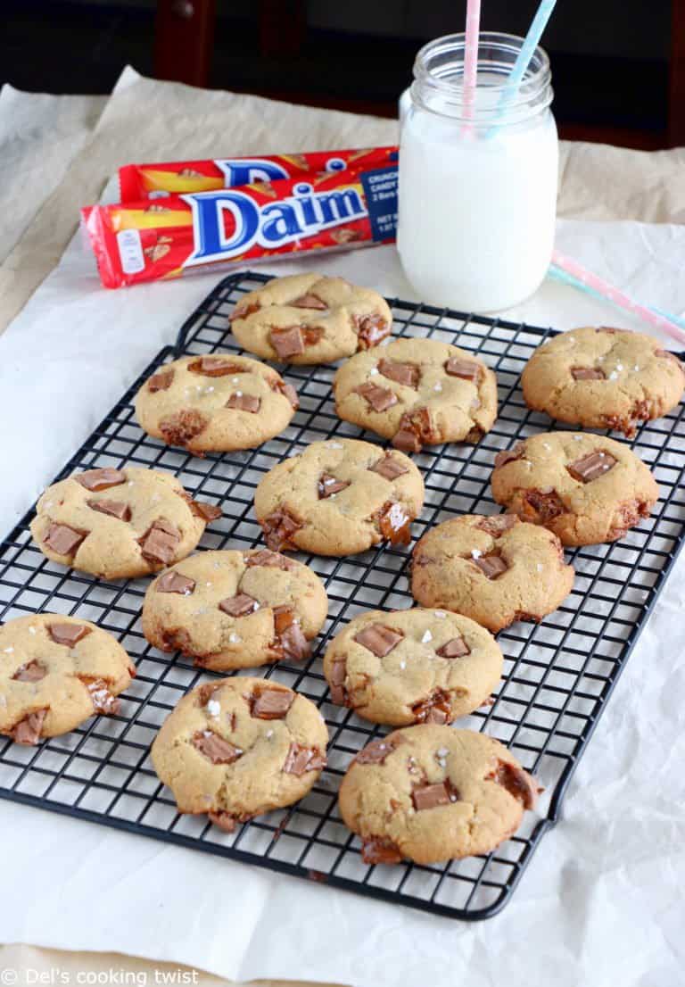 Daim Bar Cookies - Del's cooking twist