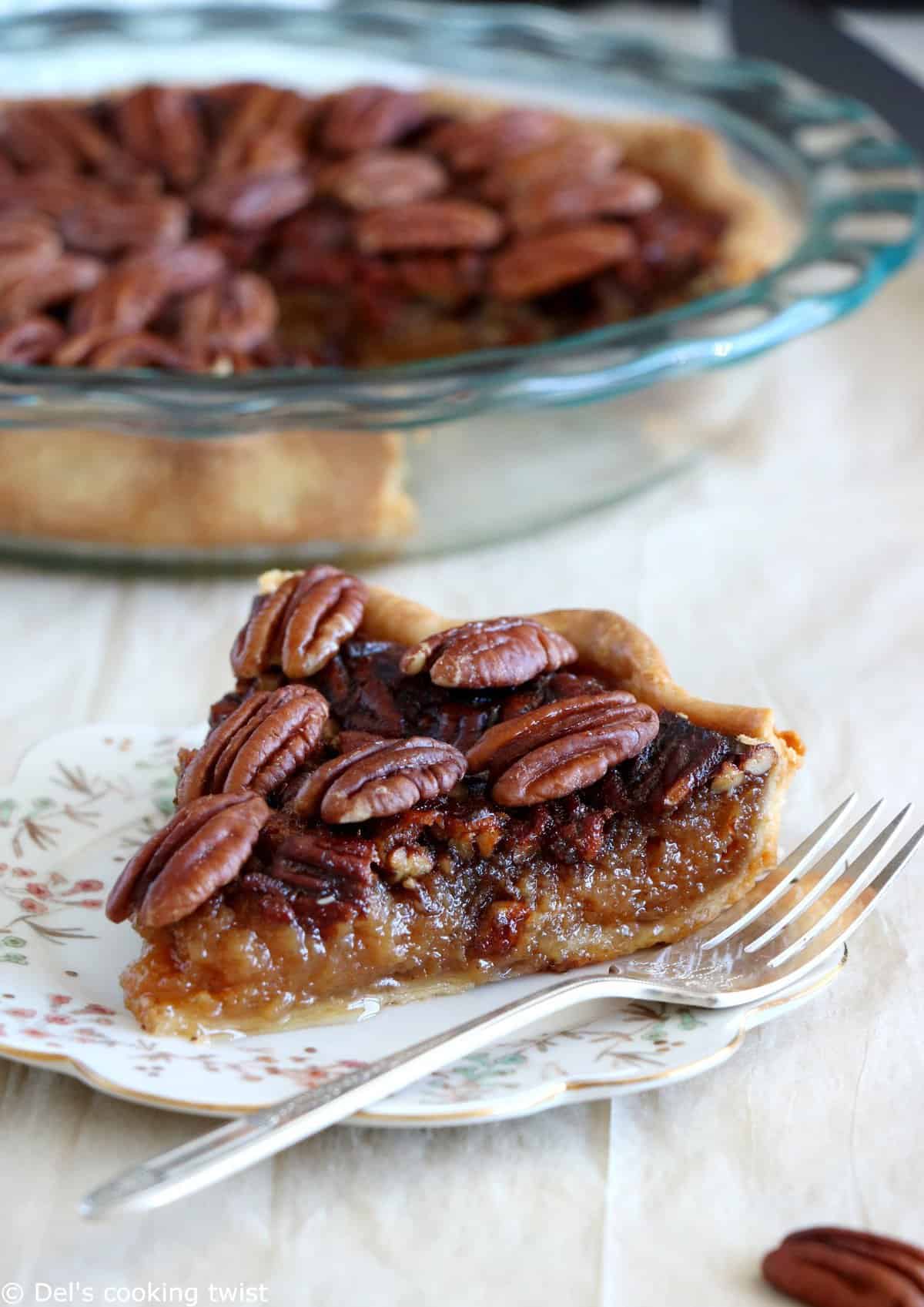 Best American Pecan Pie - Del's cooking twist