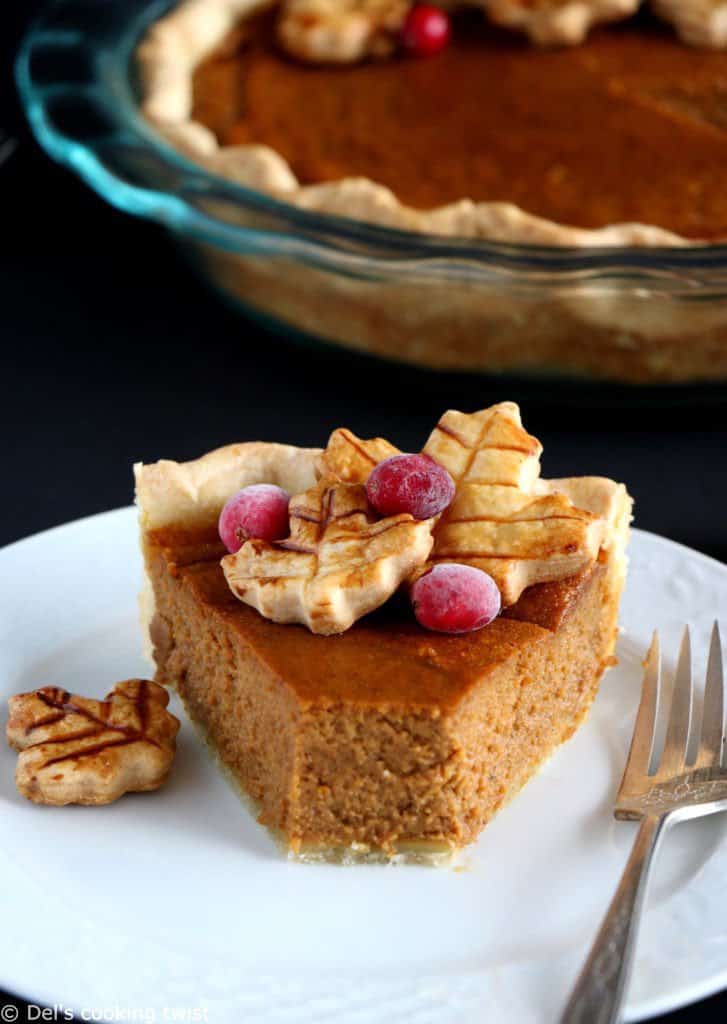 Classic Pumpkin Pie - Del's cooking twist