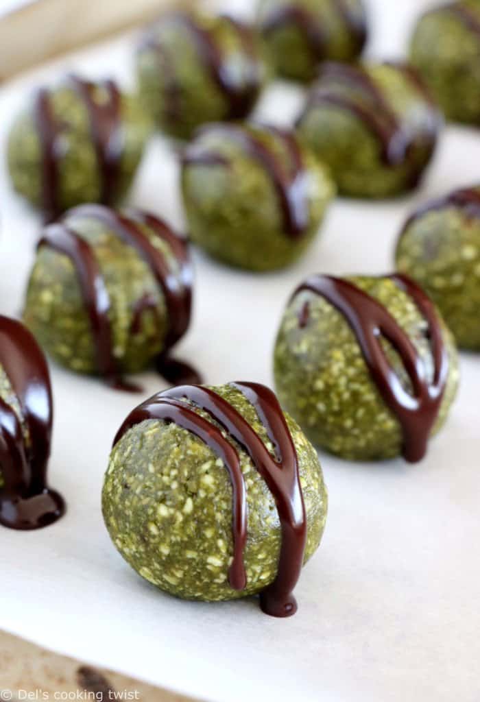 Superfood Green Energy Balls - Del's cooking twist