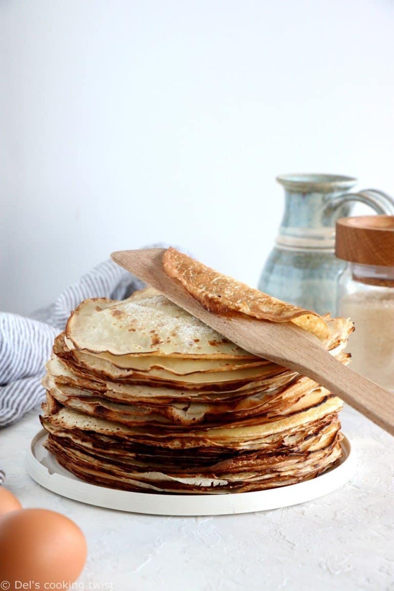 Easy French crepes (Classic Recipe) - Del's cooking twist