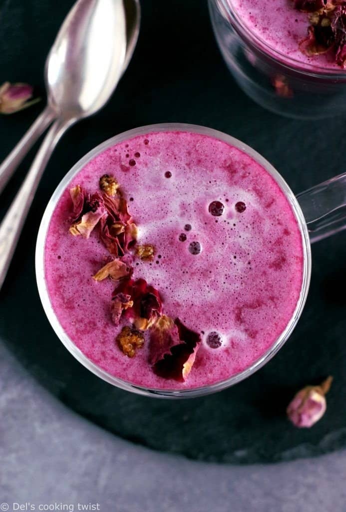 Vegan Spiced Beet Latte - Del's cooking twist