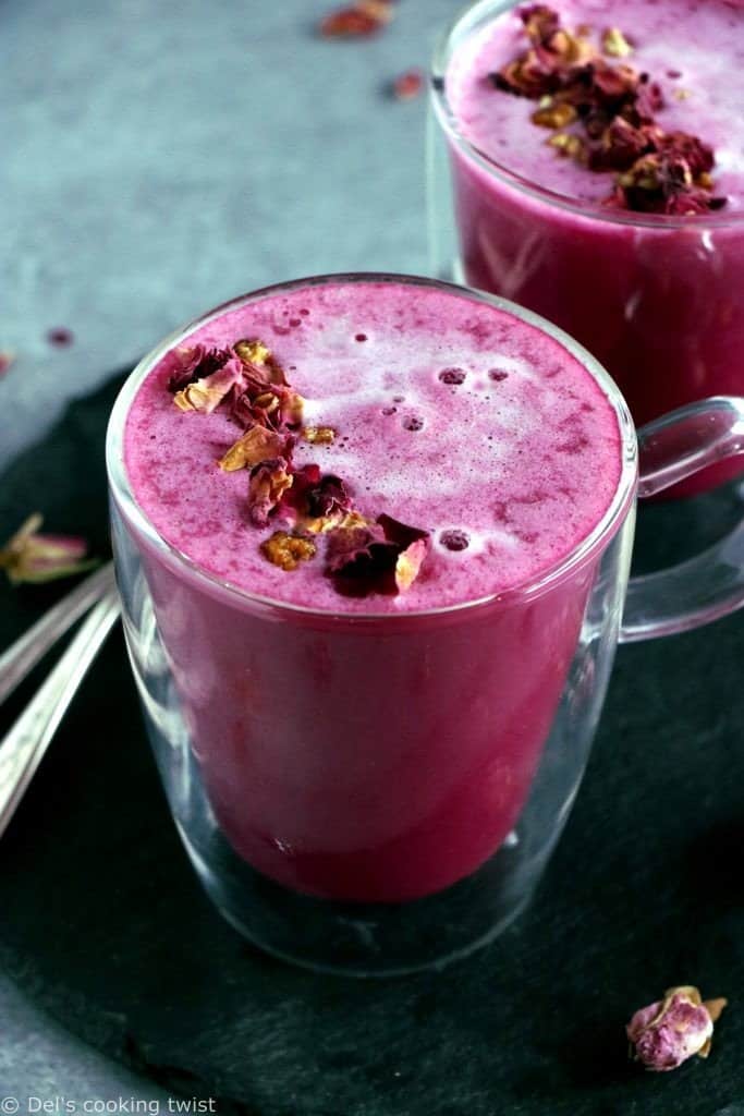 Vegan Spiced Beet Latte - Del's cooking twist