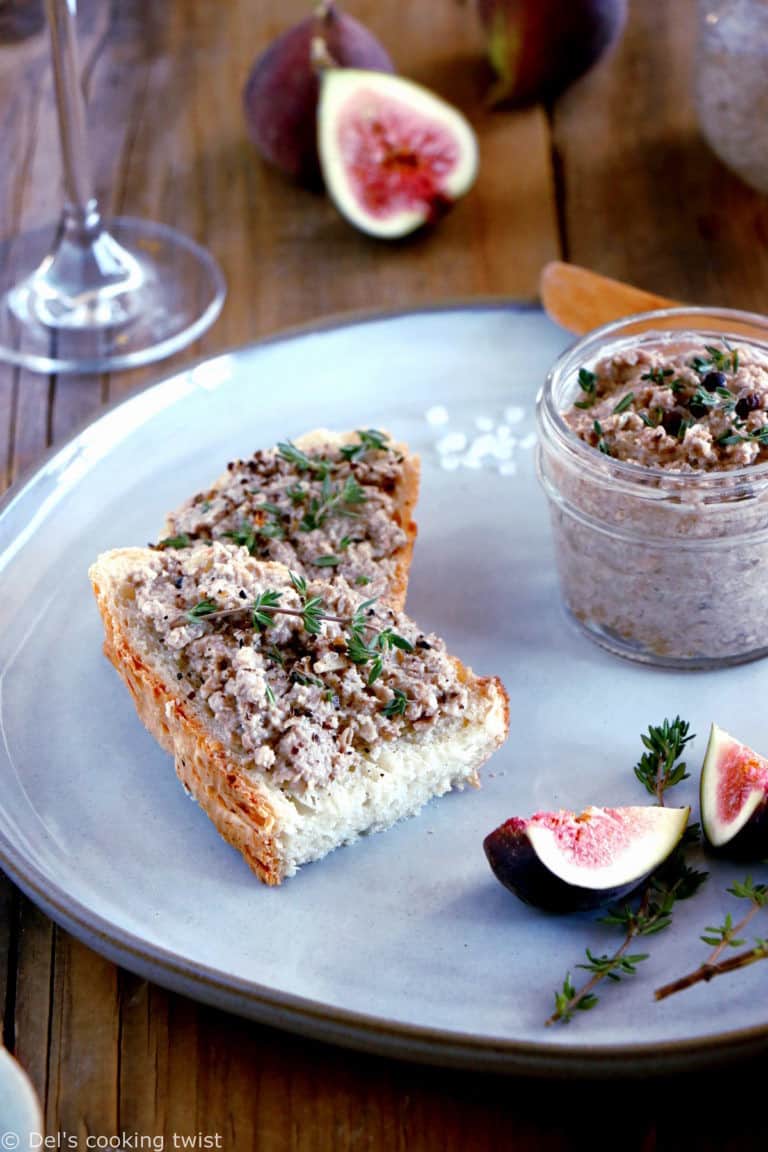 Rillettes de champignons au thym et vinaigre balsamique - Del's cooking ...
