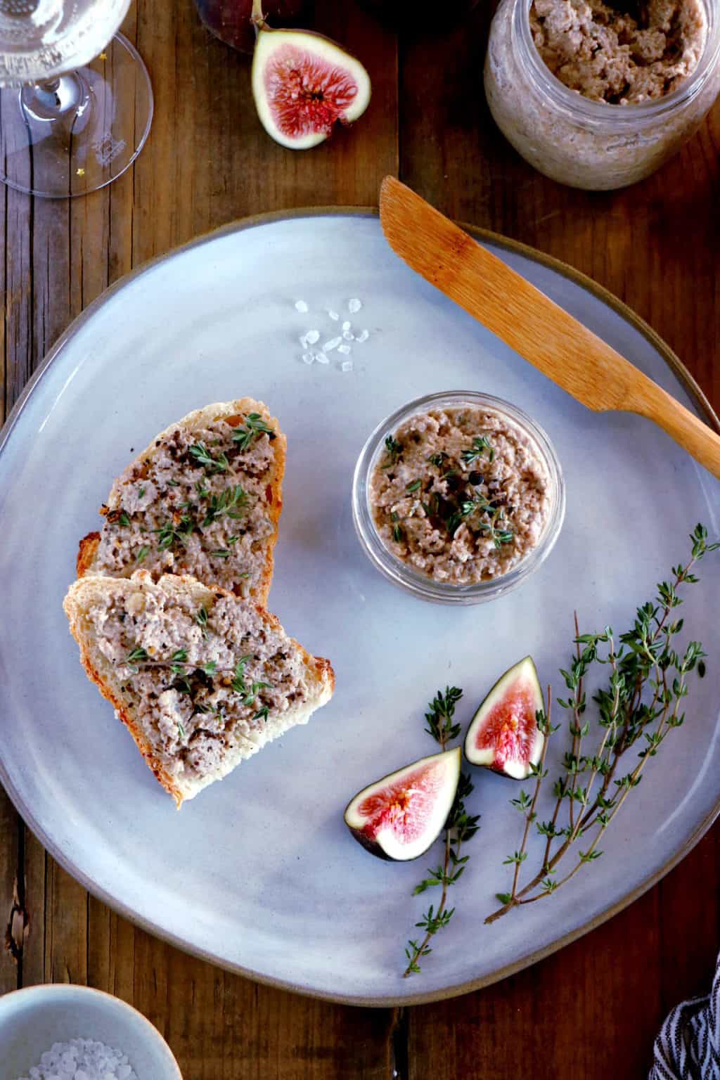 Rillettes de champignons au thym et vinaigre balsamique - Del's cooking ...