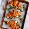 Caprese Croissant Breakfast Sandwich - Del's cooking twist