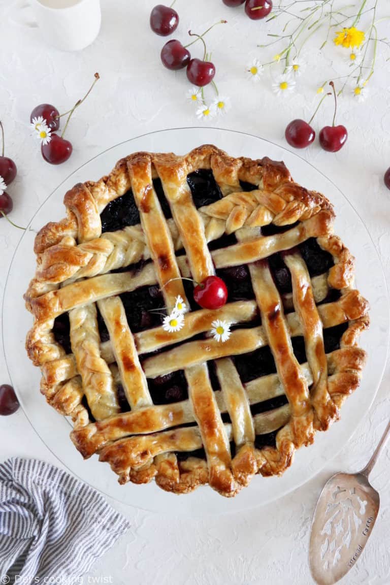 Comment faire un quadrillage sur une tarte - Del's cooking twist