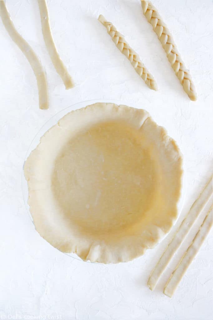 Comment faire un quadrillage sur une tarte - Del's cooking twist