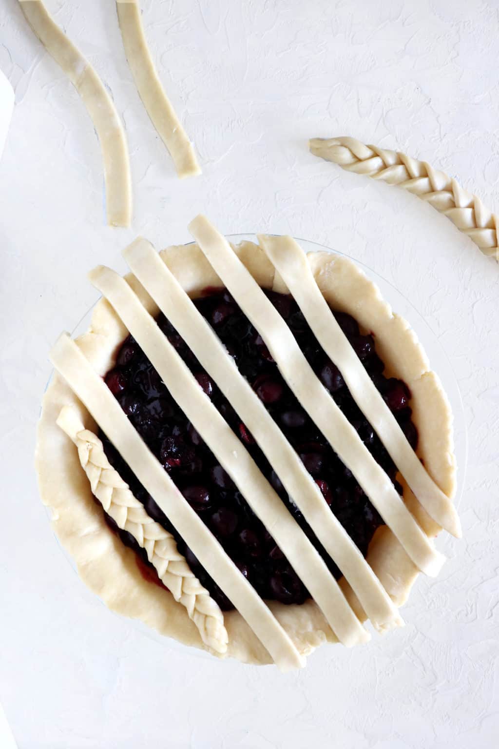 Comment faire un quadrillage sur une tarte - Del's cooking twist