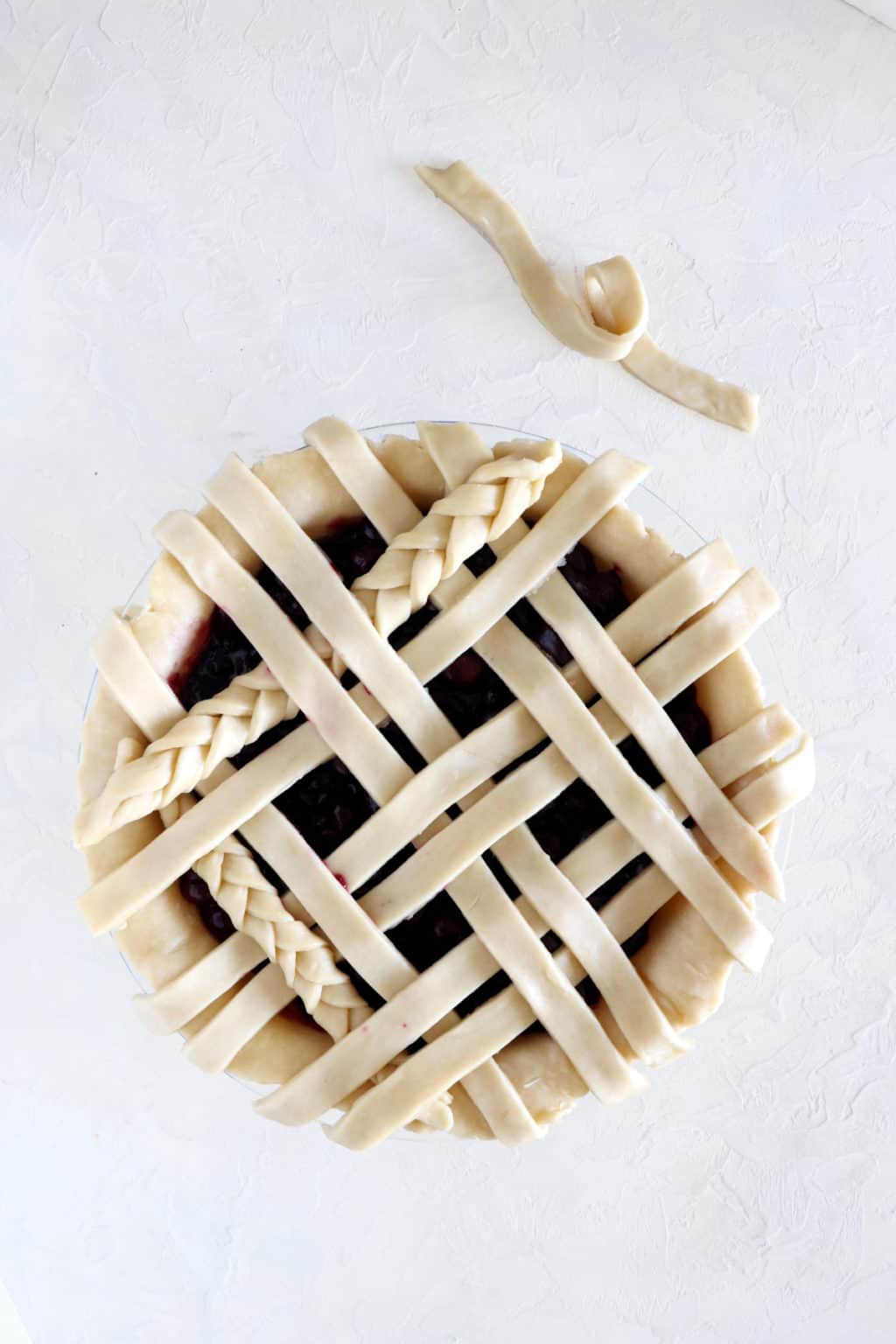Comment faire un quadrillage sur une tarte - Del's cooking twist