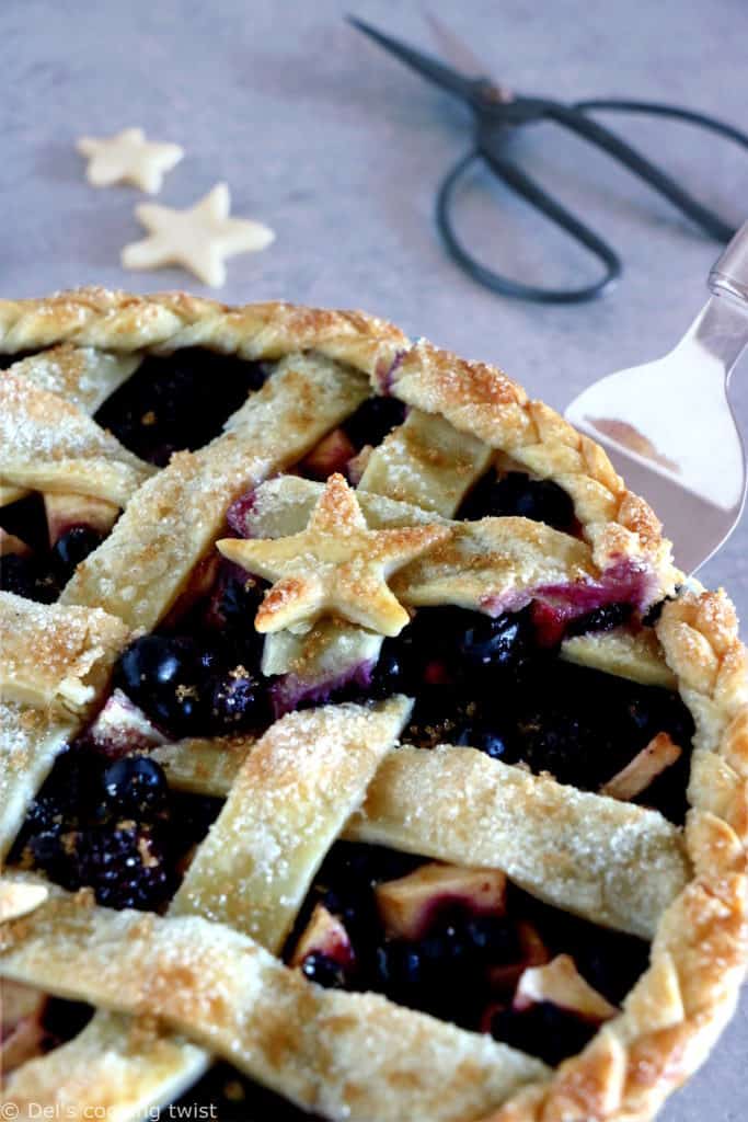 Blackberry Apple Pie - Del's cooking twist