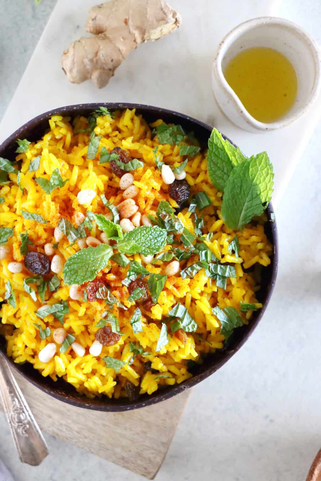 Riz basmati parfumé au curcuma - Del's cooking twist