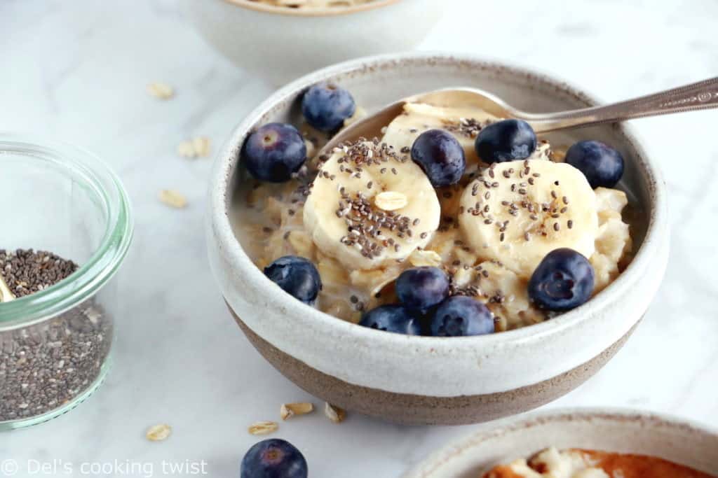 Basic Oatmeal Recipe (+ Healthy Topping Ideas) (+ Healthy Topping Ideas ...