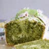 Lime Matcha Marble Pound Cake - Del's cooking twist