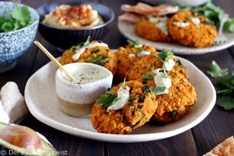 Easy Red Lentil Patties (vegan, gluten-free) - Del's cooking twist