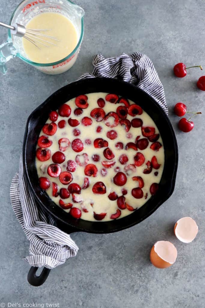 French Cherry Clafoutis (Classic Recipe) - Del's cooking twist