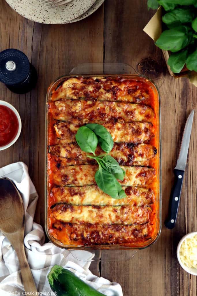 Easy Vegetarian Zucchini Lasagna (+ video) - Del's cooking twist Easy Vegetarian Zucchini Lasagna (+ video) - Del's cooking twist