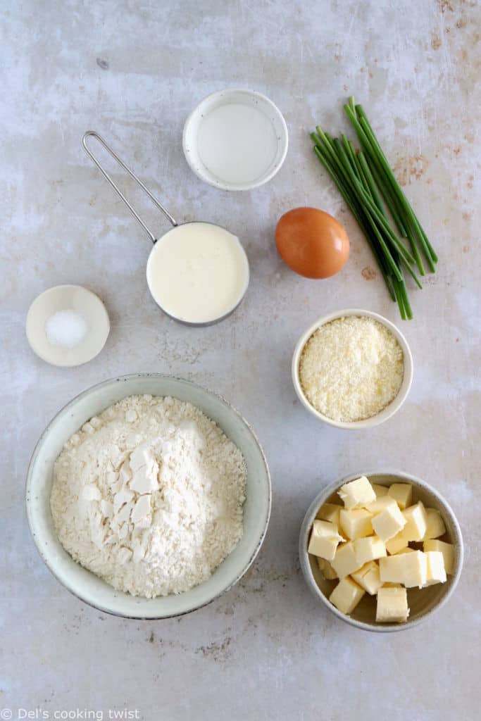 Herb Parmesan Scones (One bowl - 30 minutes) - Del's cooking twist