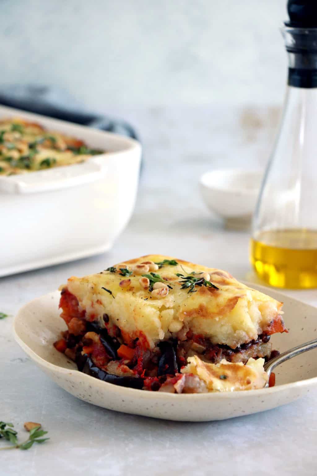 Vegetarian Moussaka - Del's cooking twist