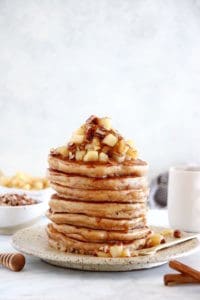 Healthy Apple Pancakes - Del's cooking twist