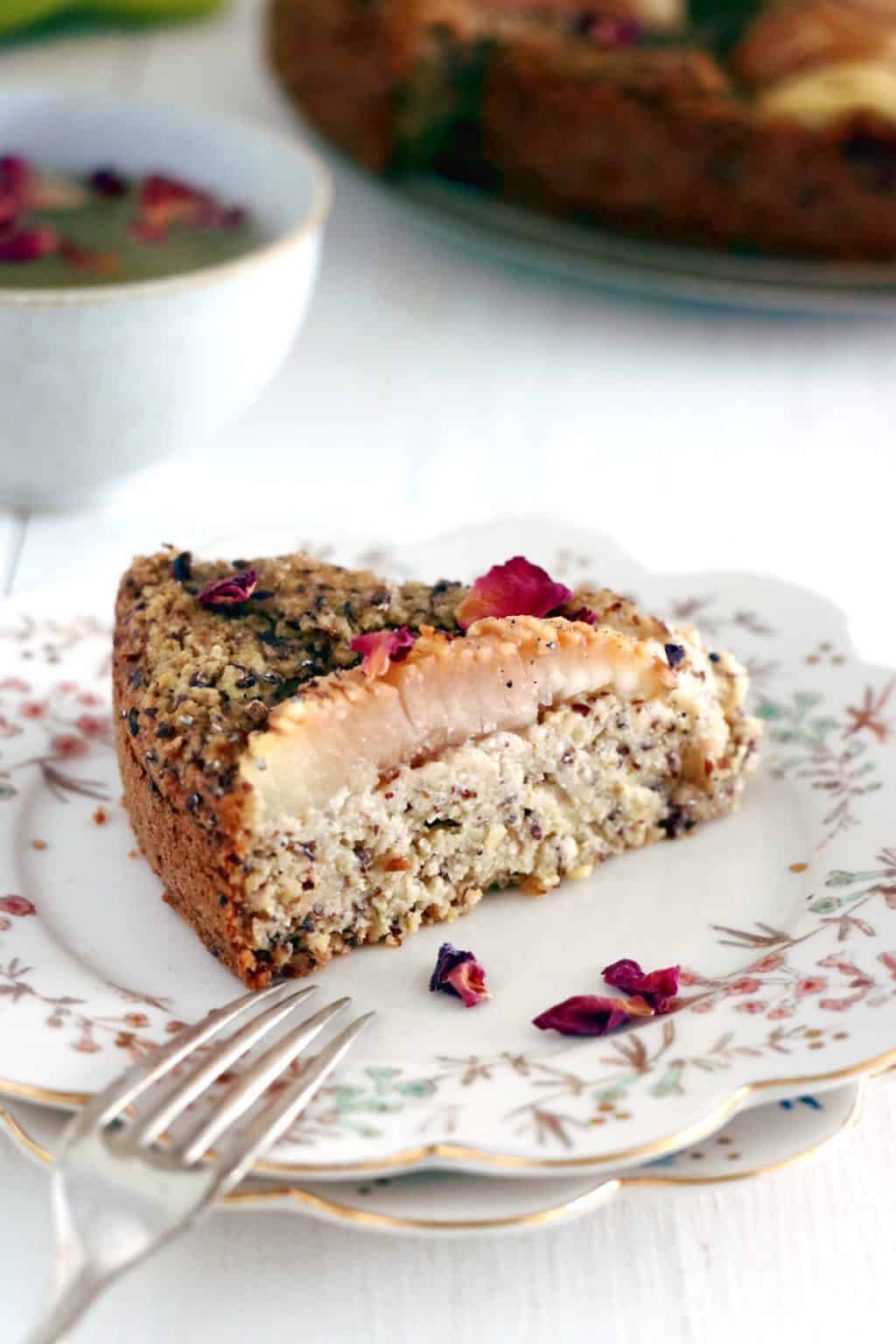 Healthy Cardamom Pear Cake - Del's cooking twist