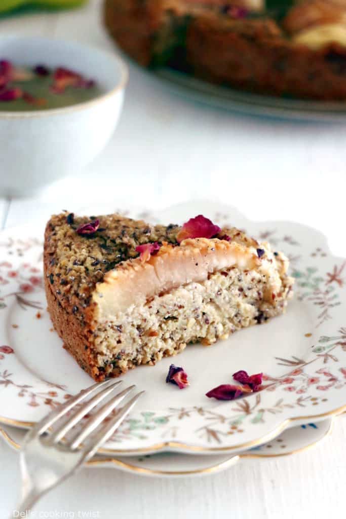 Healthy Cardamom Pear Cake - Del's cooking twist