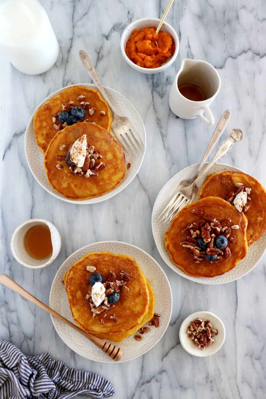 Pancakes à la citrouille (pumpkin pancakes) - Del's cooking twist