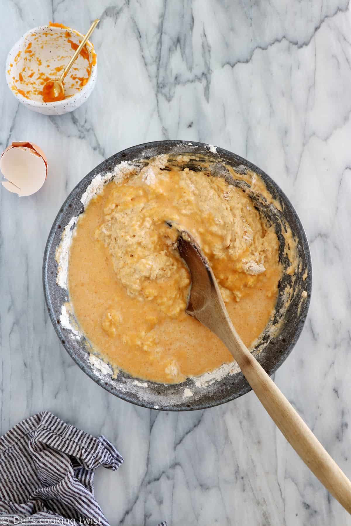 Pancakes à la citrouille (pumpkin pancakes) - Del's cooking twist