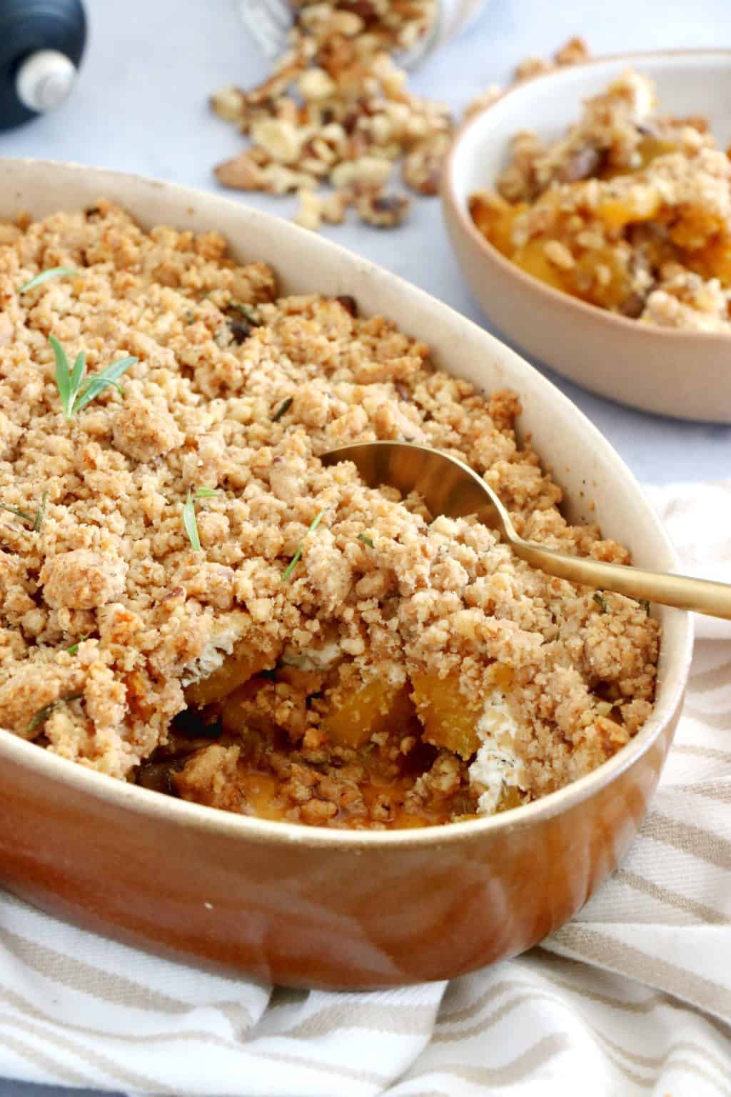 Butternut Squash Crumble - Del's cooking twist
