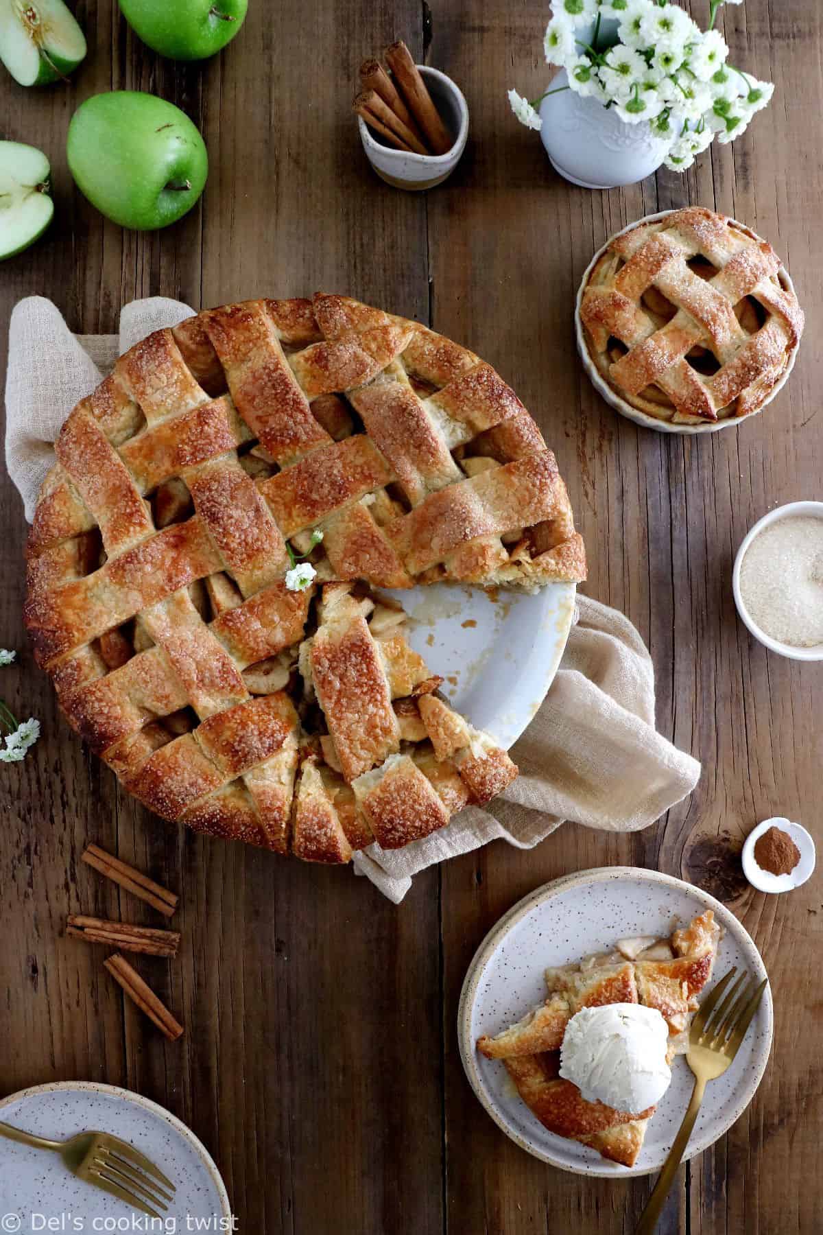 La vraie "American Apple Pie" - Del's cooking twist