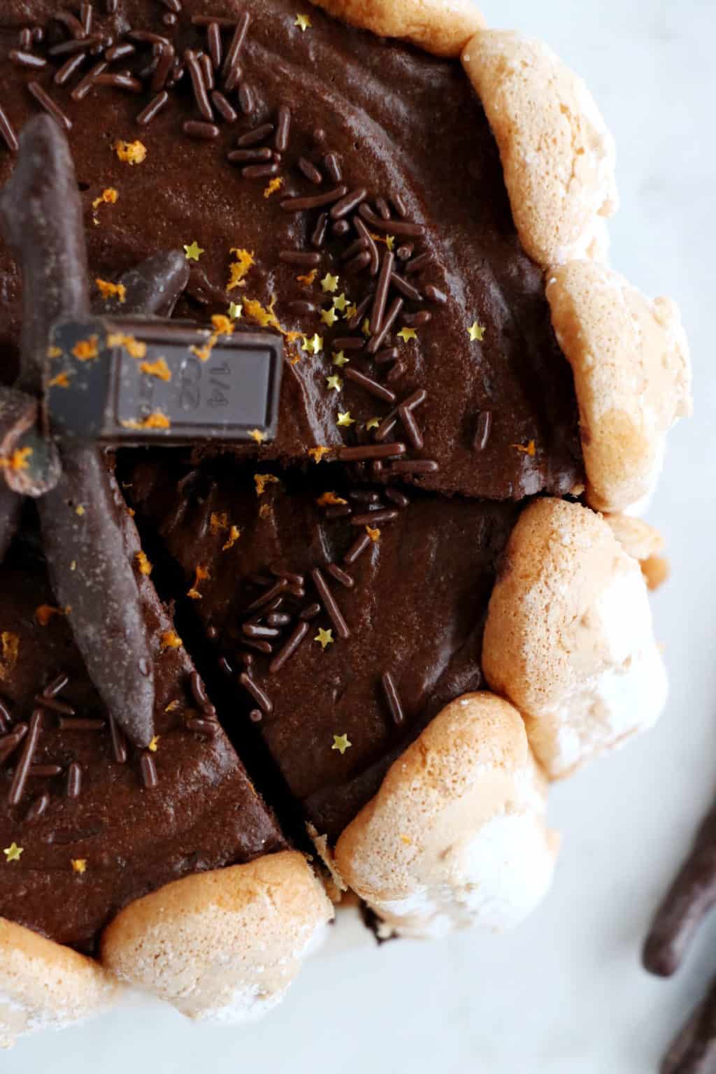 Chocolate Charlotte Cake - Del's cooking twist