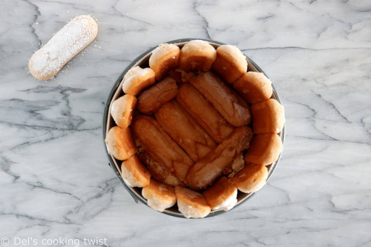 Chocolate Charlotte Cake - Del's cooking twist