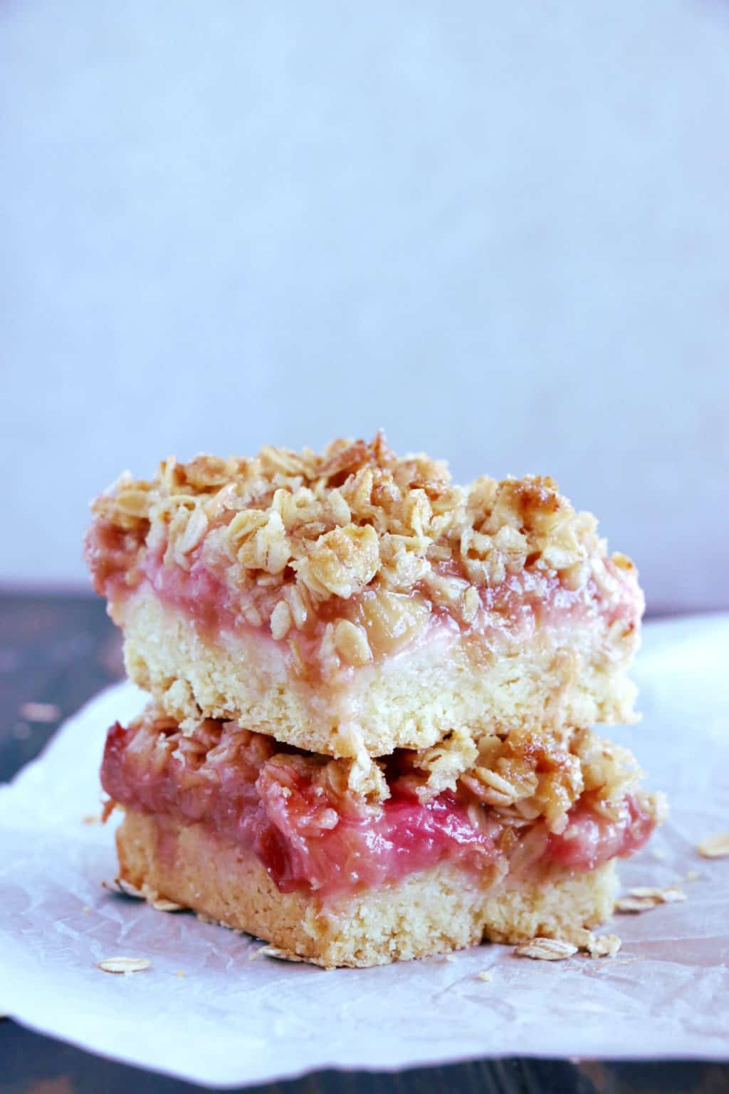 Rhubarb Crumble Bars - Del's cooking twist