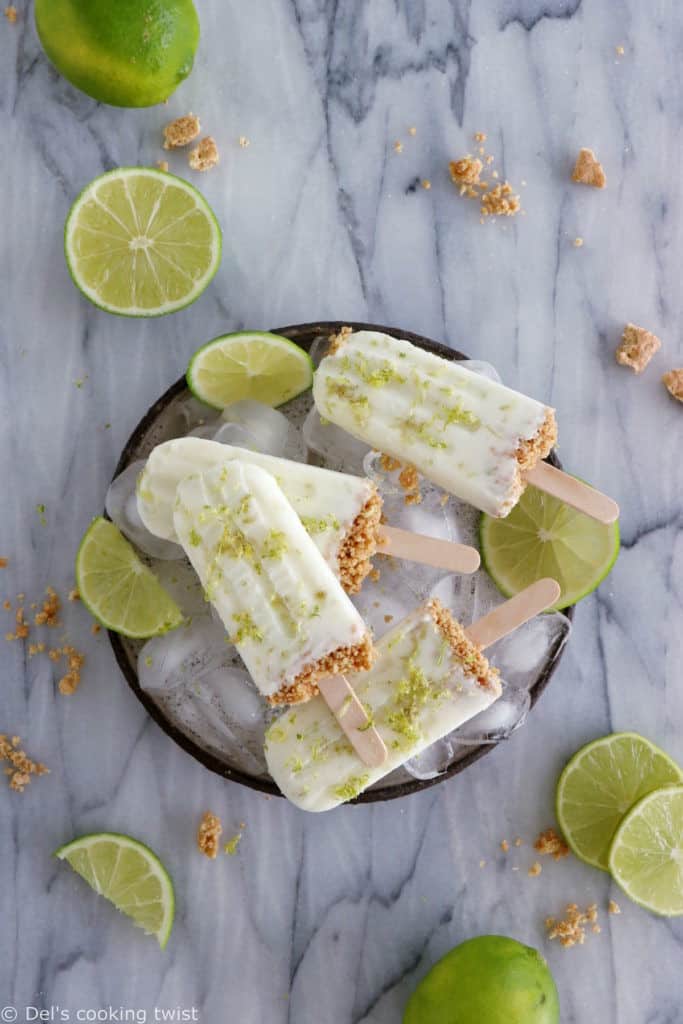 Key Lime Pie Popsicles - Del's cooking twist