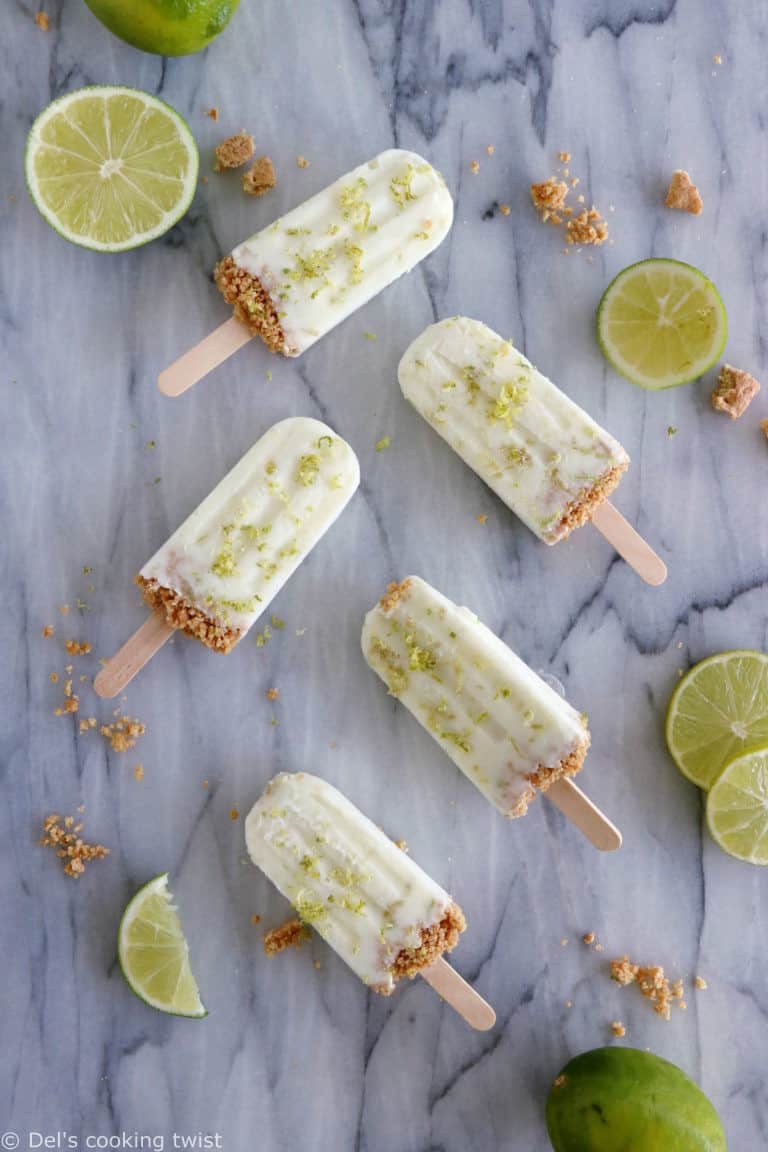 Key Lime Pie Popsicles - Del's cooking twist
