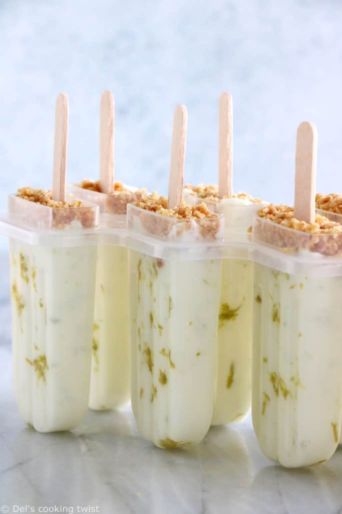 Key Lime Pie Popsicles - Del's cooking twist
