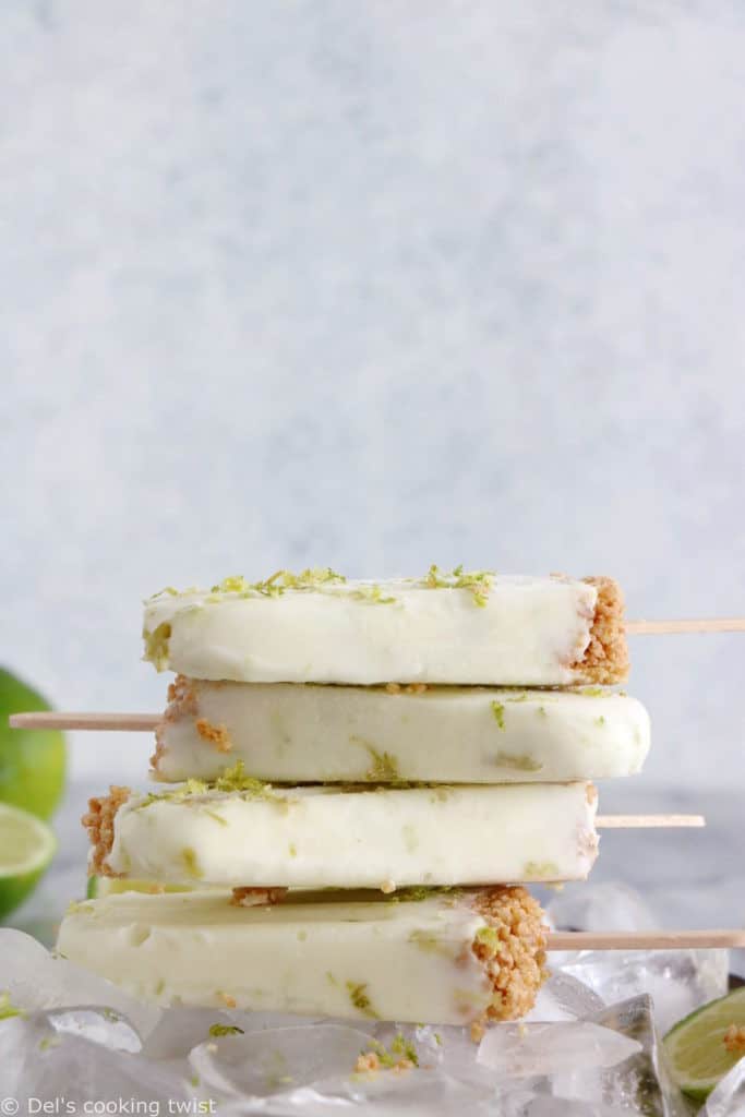 Key Lime Pie Popsicles - Del's cooking twist