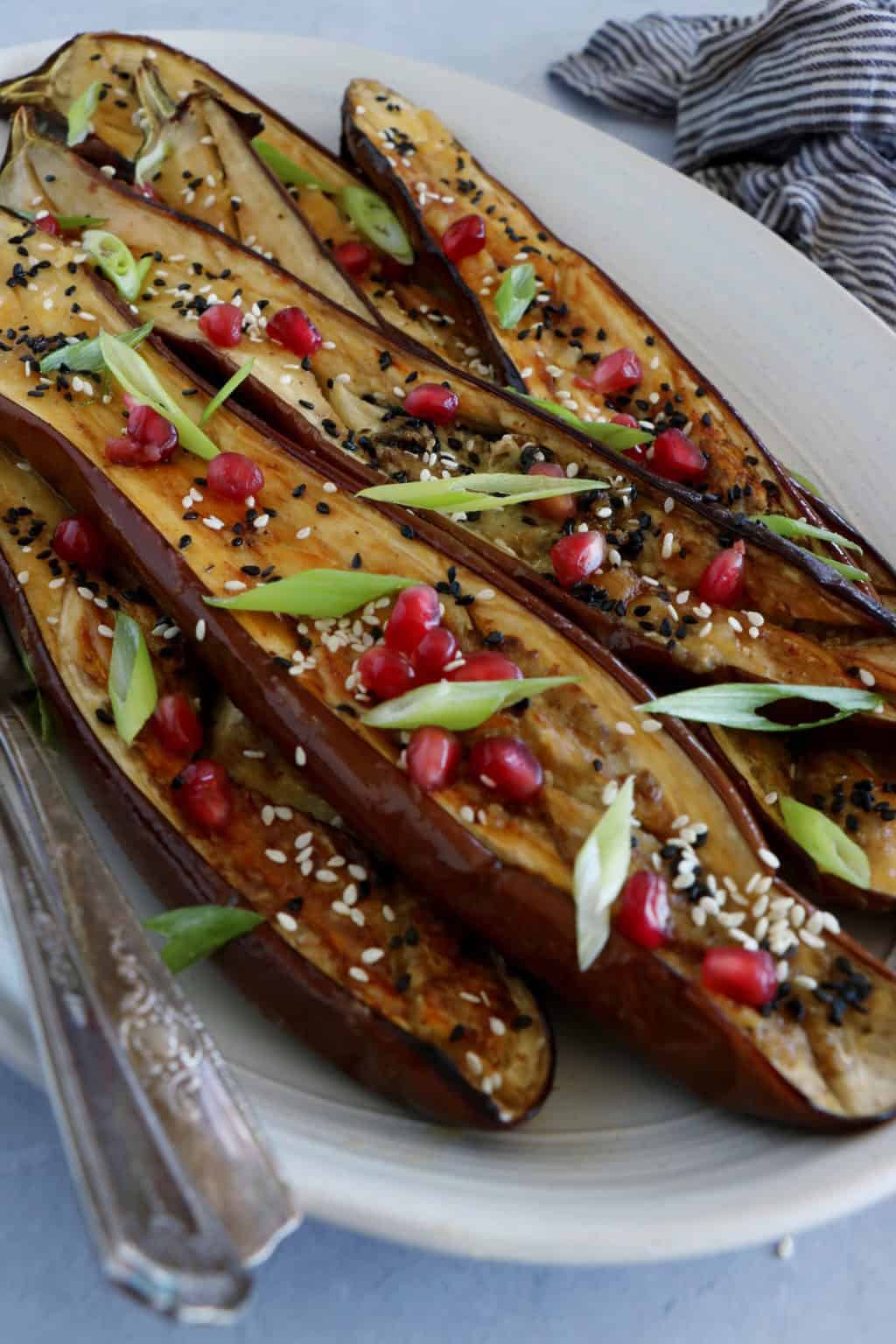 Miso-Glazed Eggplants (Nasu Dengaku) - Del's cooking twist