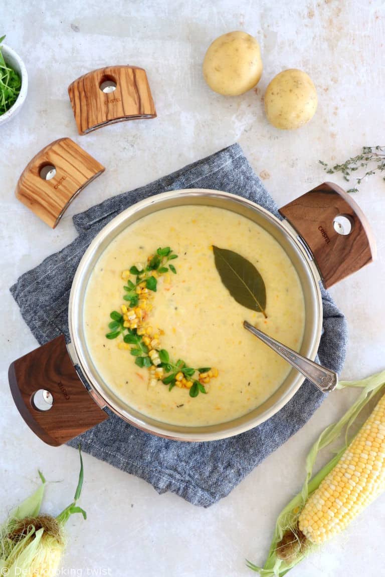 Vegetarian Corn Chowder - Del's cooking twist