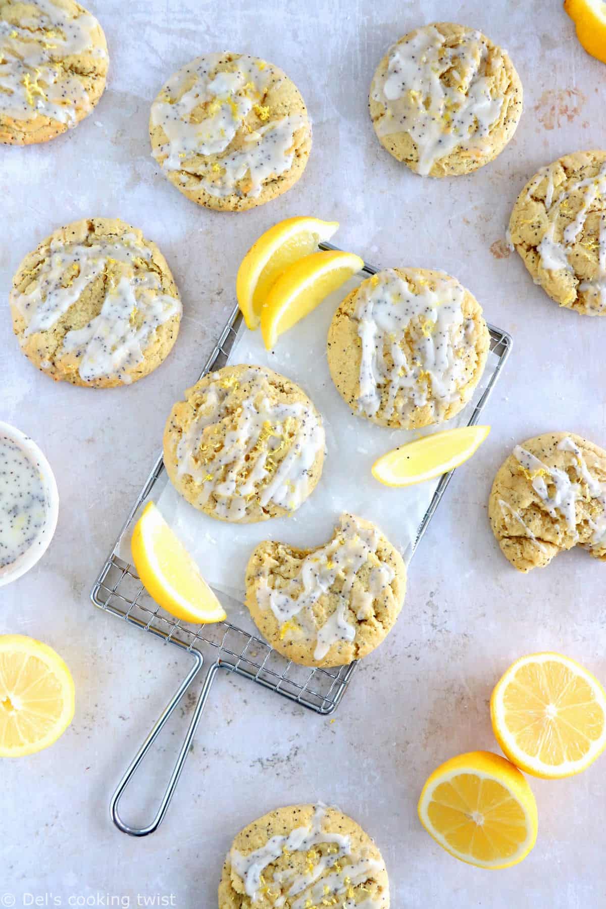 Lemon Poppy Seed Cookies - Del's cooking twist